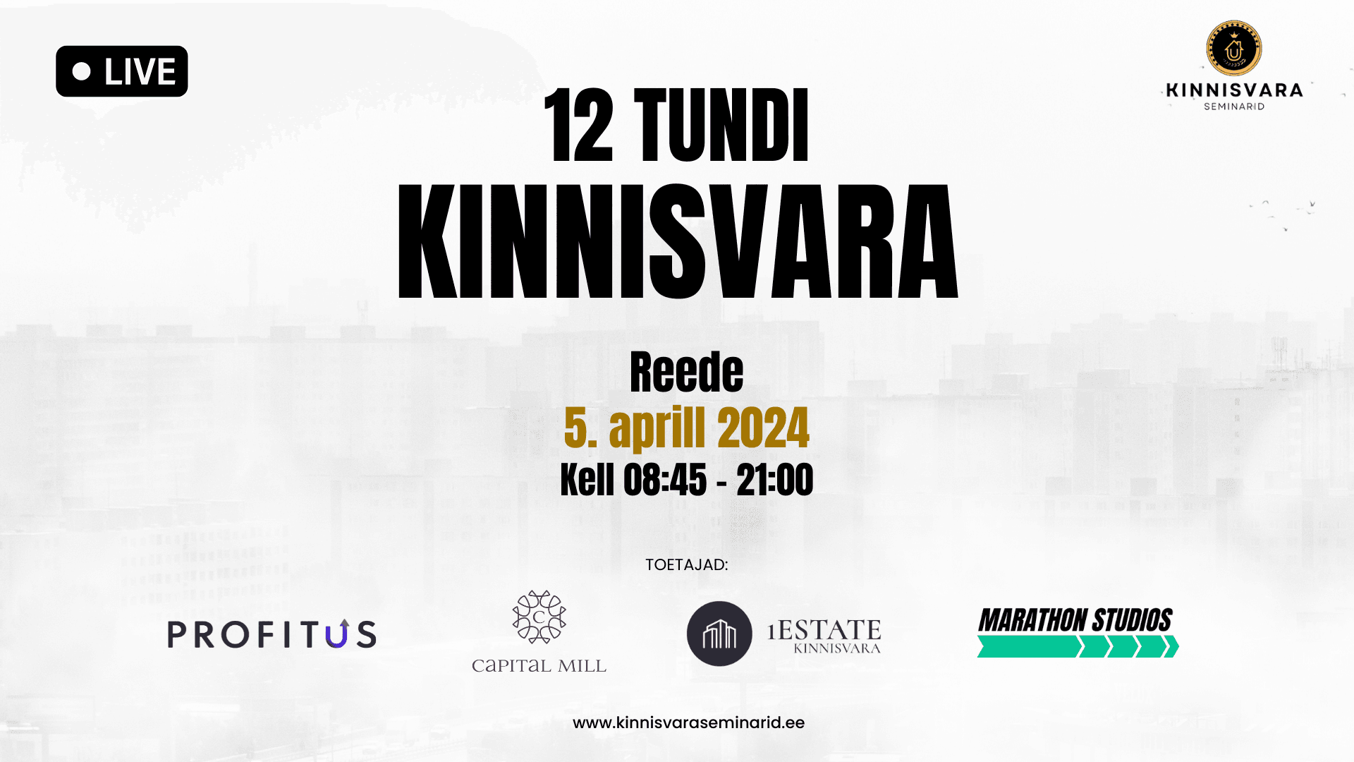 12 TUNDI KINNISVARA